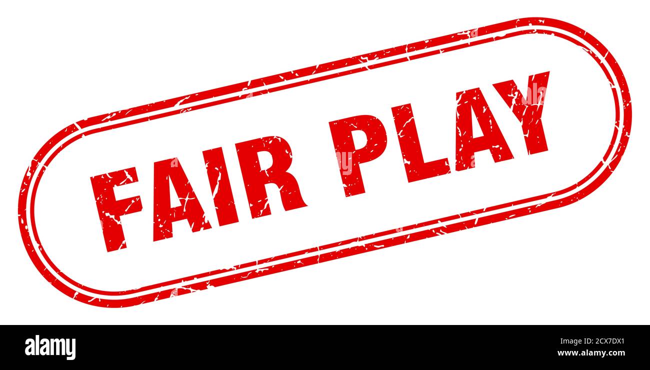 fair play stamp. rounded grunge sign on white background Stock Vector ...