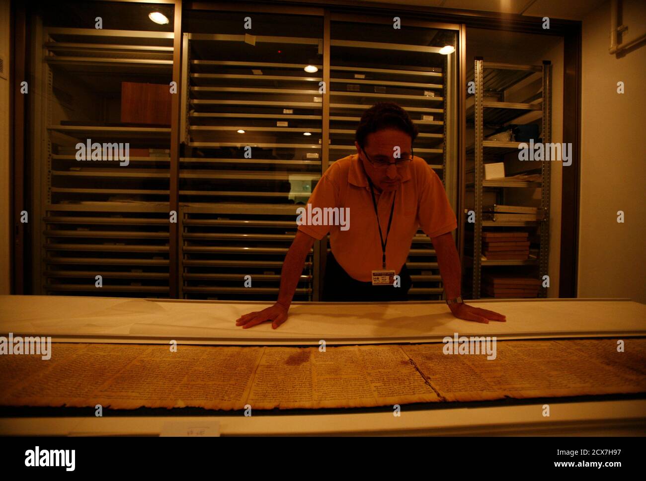 Dead sea temple scroll hi-res stock photography and images - Alamy