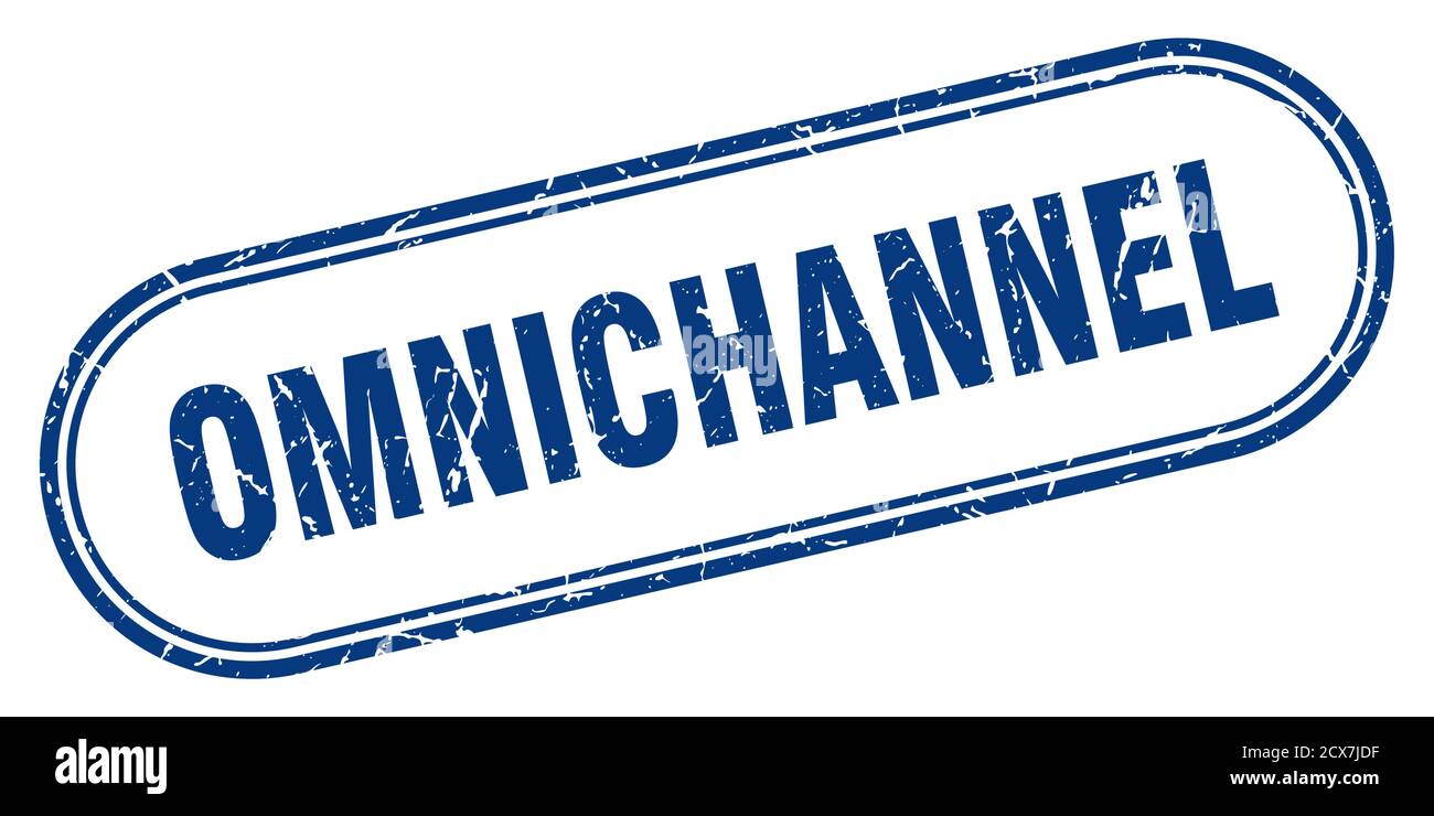 omnichannel stamp. rounded grunge sign on white background Stock Vector Image & Art - Alamy
