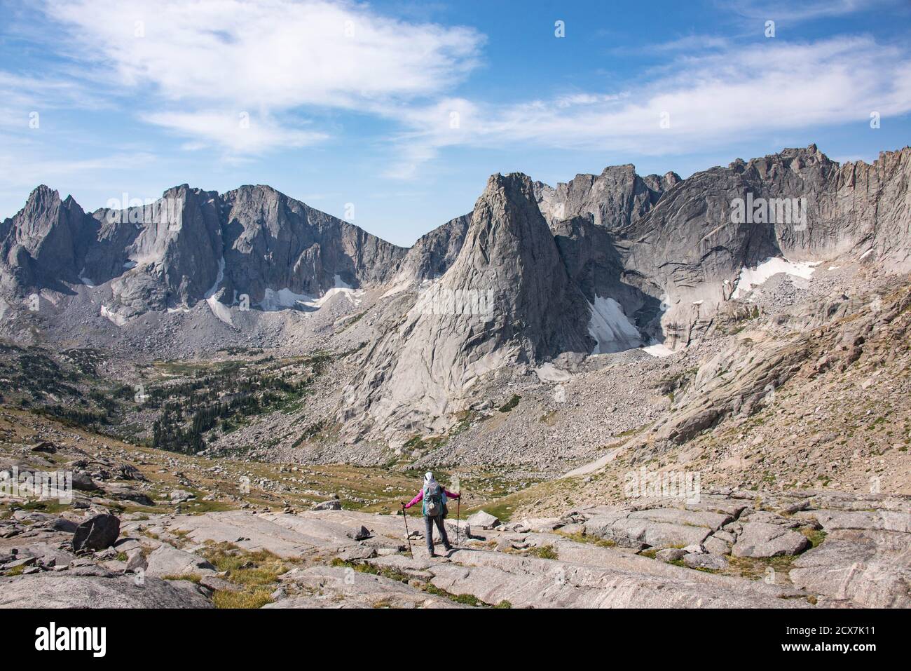 Pingora Peak and the Cirque of Towers, Wind River Range, Wyoming, USA ...