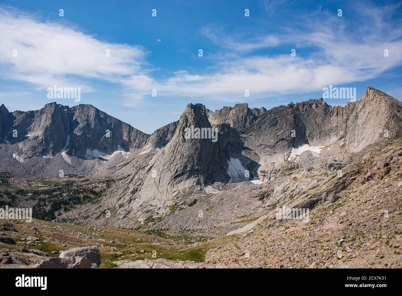 Pingora Peak and the Cirque of Towers, Wind River Range, Wyoming, USA ...