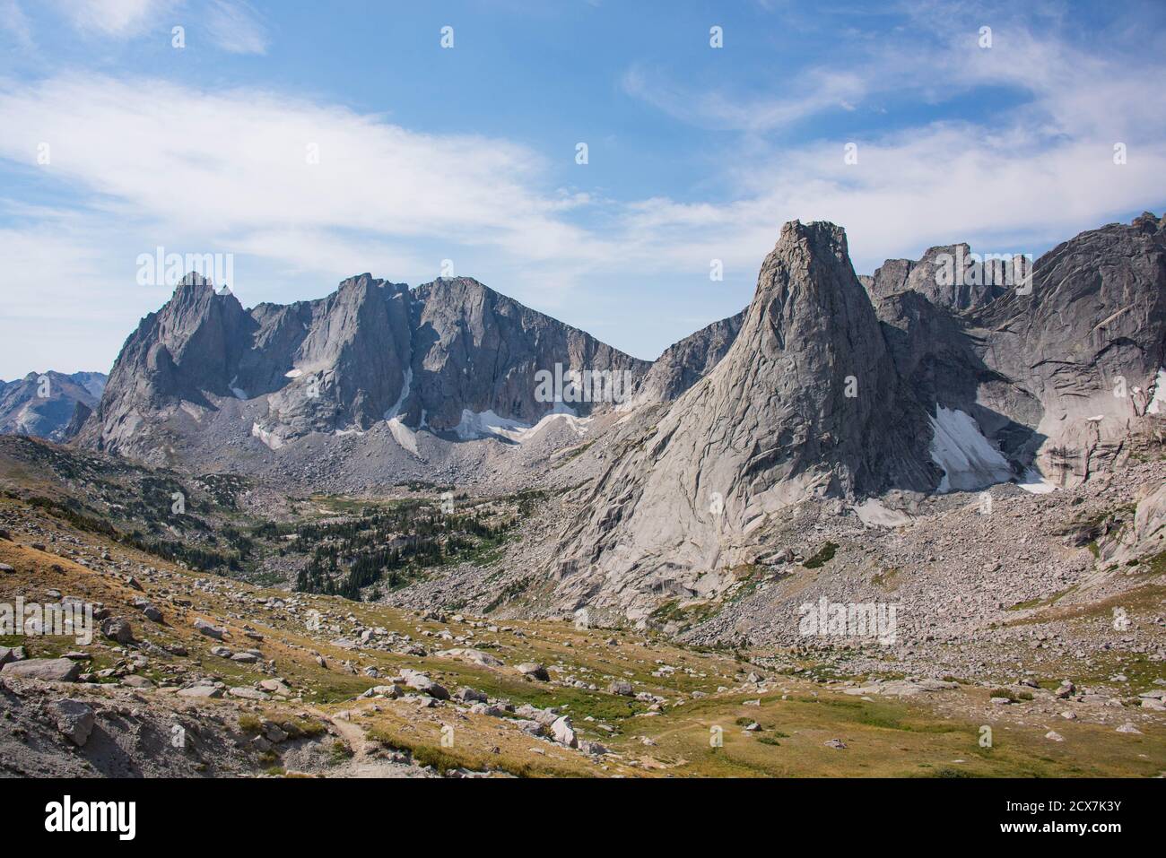 Pingora Peak and the Cirque of Towers, Wind River Range, Wyoming, USA ...