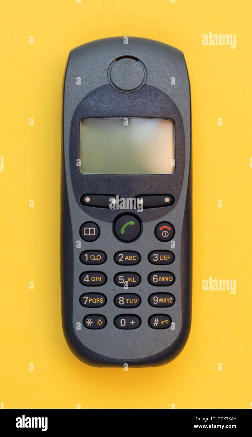 Old dusty mobile phone isolated hi-res stock photography and images - Alamy