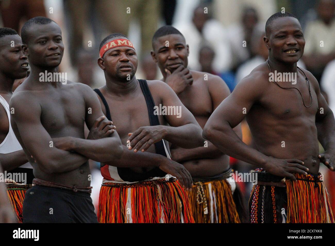 African wrestlers hi-res stock photography and images - Alamy