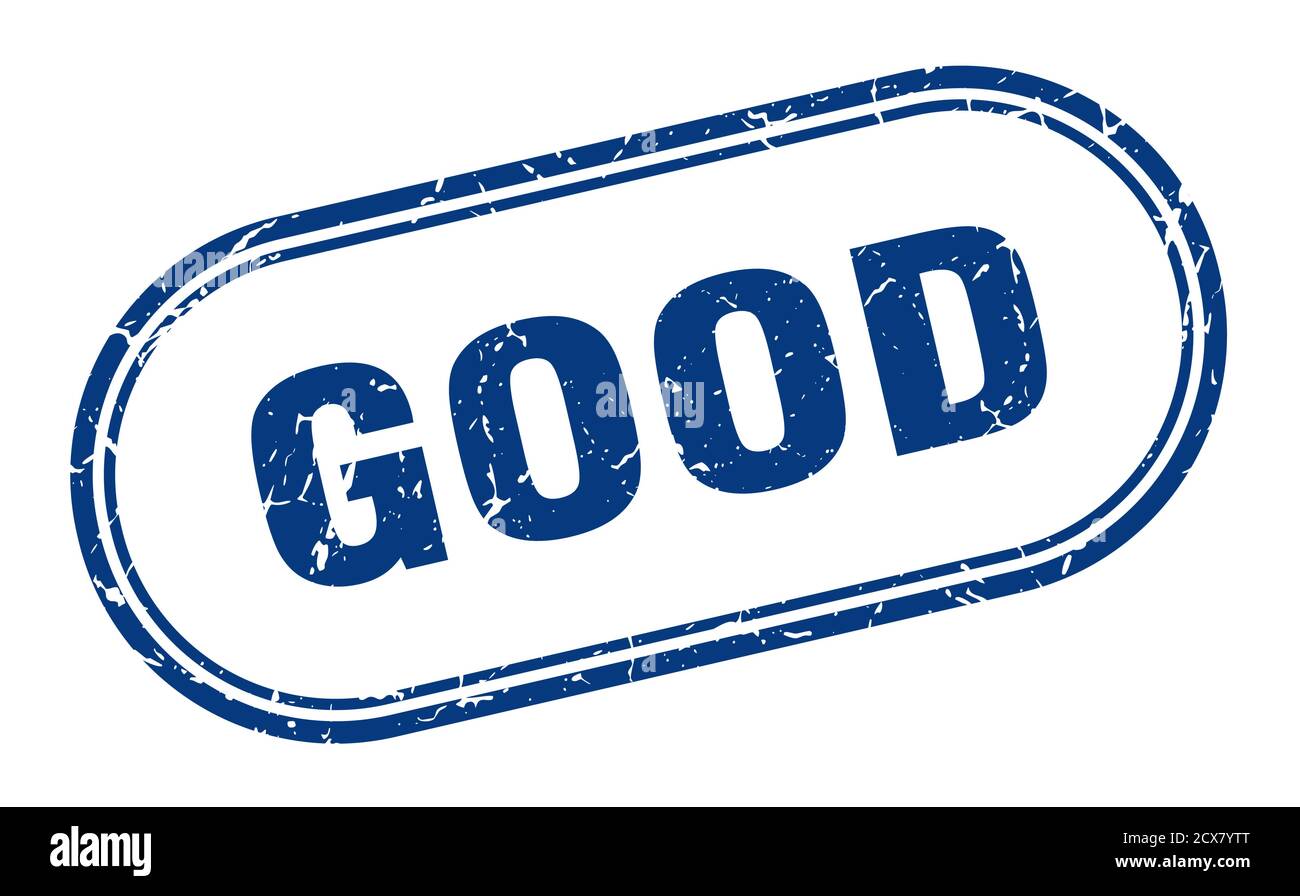 good stamp. rounded grunge sign on white background Stock Vector Image ...