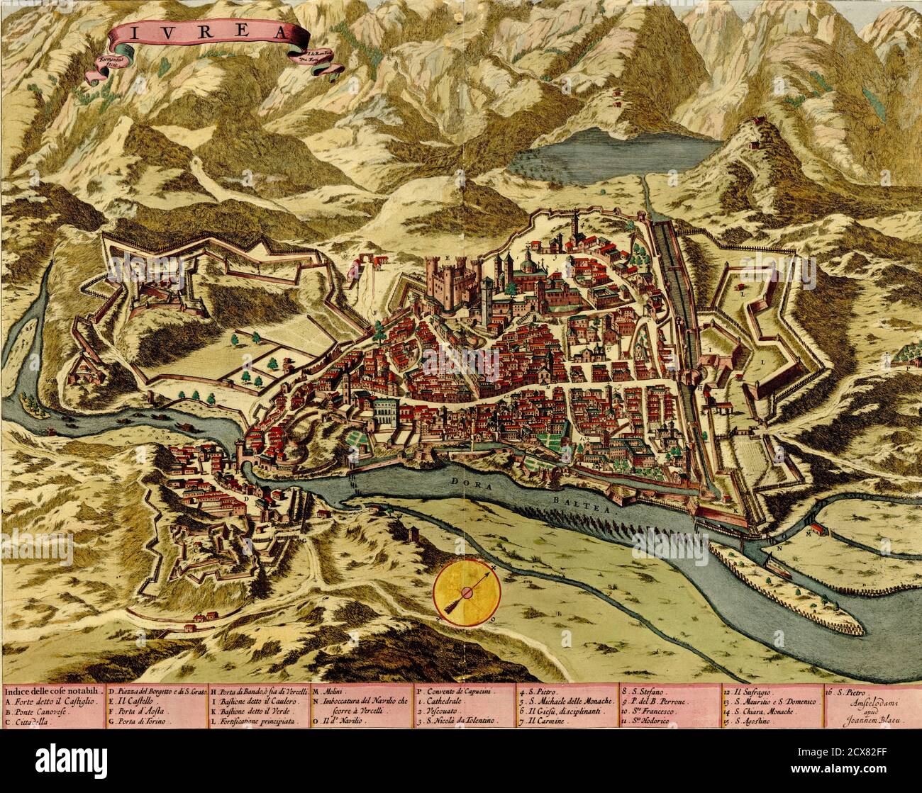 17th Century Map Of Italy High Resolution Stock Photography and Images ...