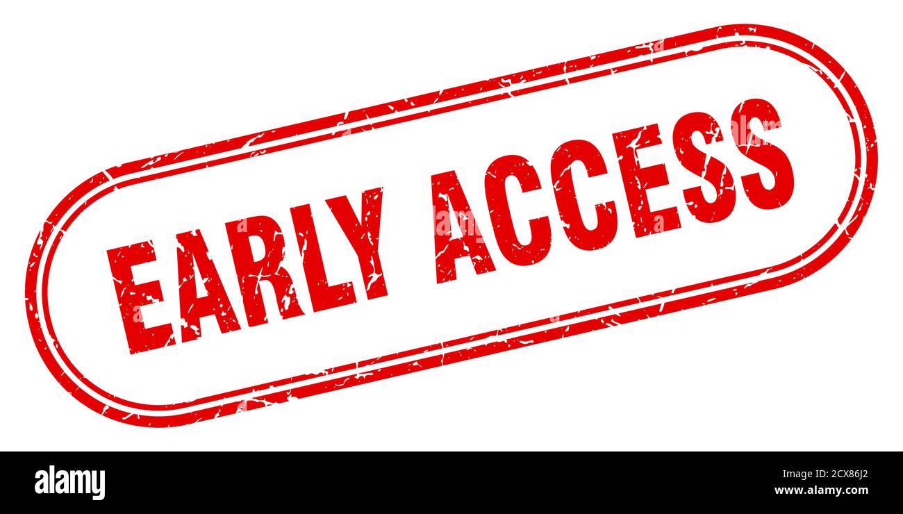 Early access stamp hi-res stock photography and images - Alamy