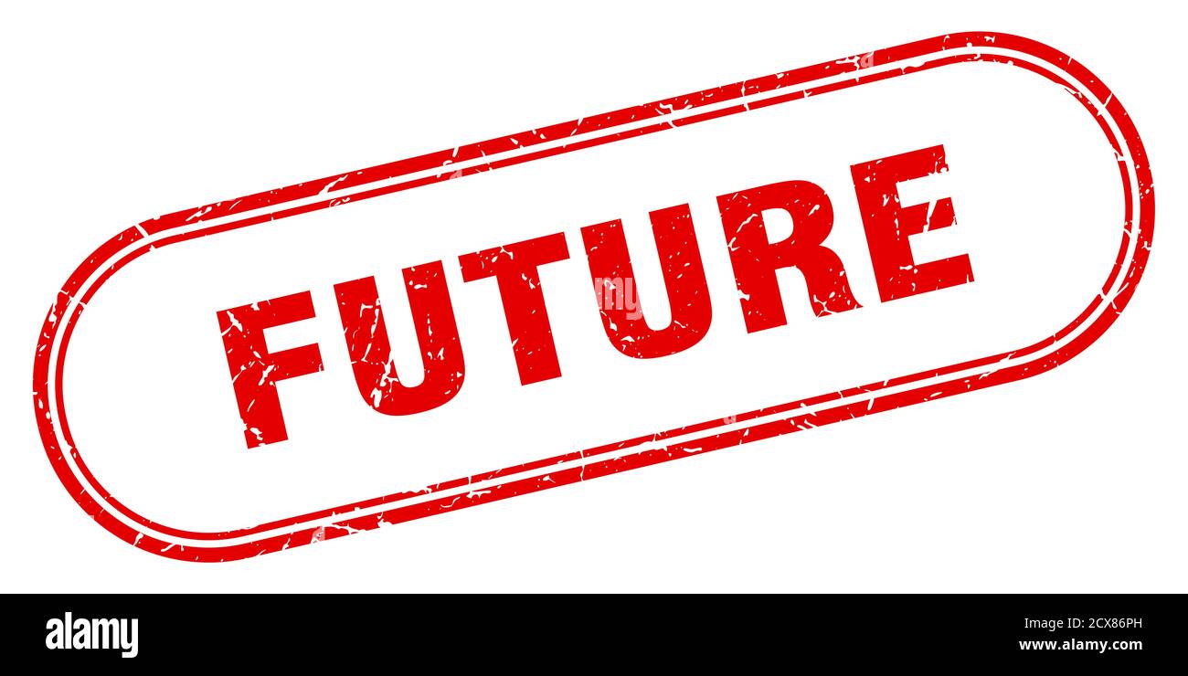 future stamp. rounded grunge sign on white background Stock Vector ...
