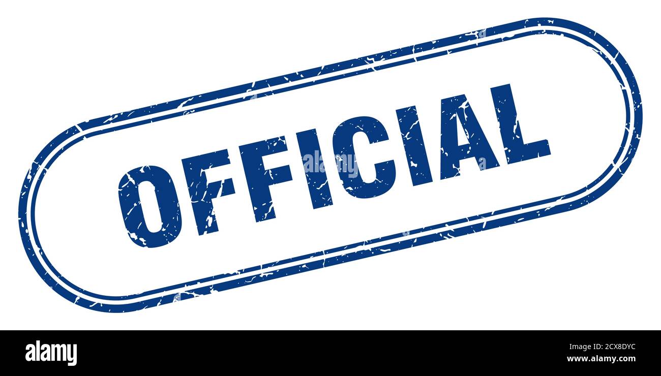 official stamp. rounded grunge sign on white background Stock Vector ...