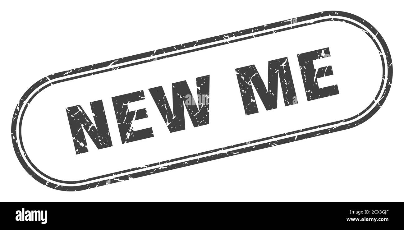 new me stamp. rounded grunge sign on white background Stock Vector ...