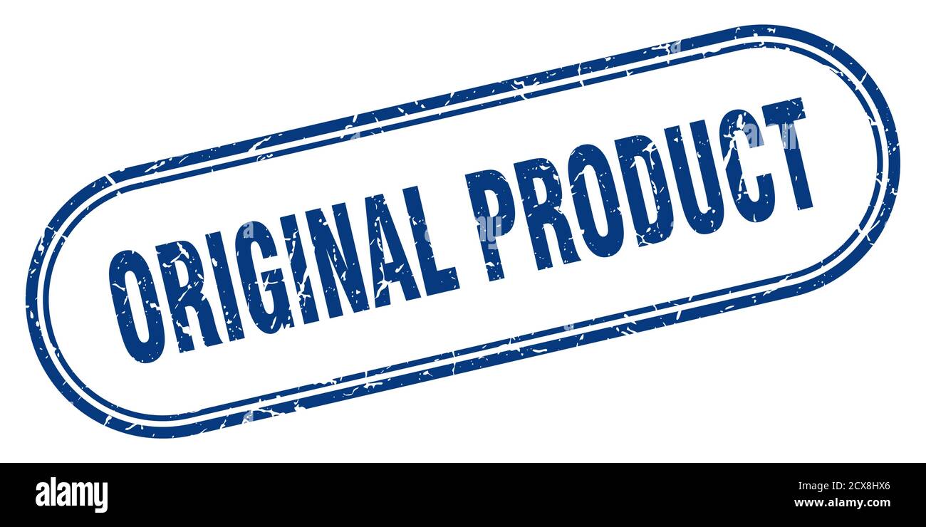 original product stamp. rounded grunge sign on white background Stock ...