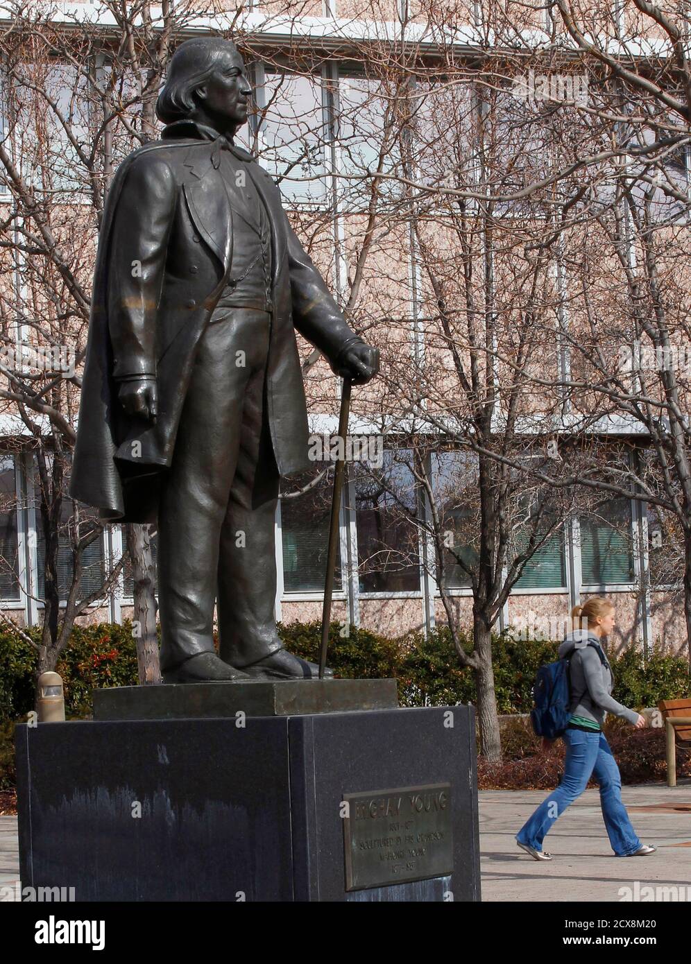 Brigham young statue hi-res stock photography and images - Alamy
