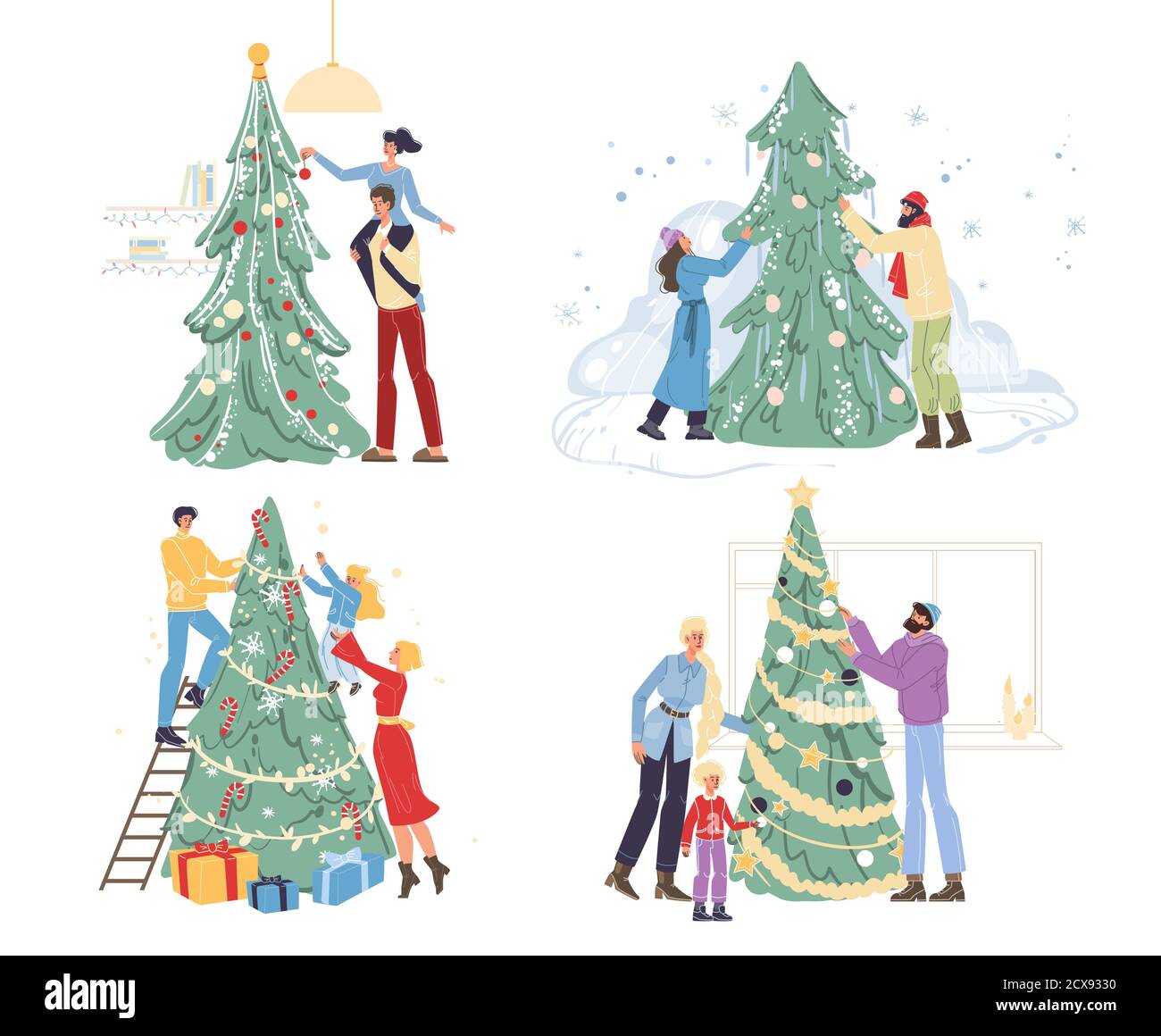 Outdoor decorating Stock Vector Images - Alamy