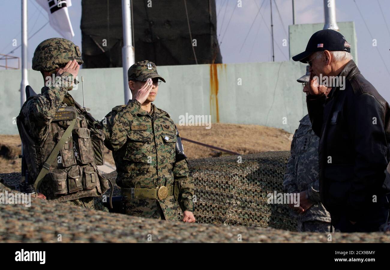 Vice president biden military salute hi-res stock photography and ...