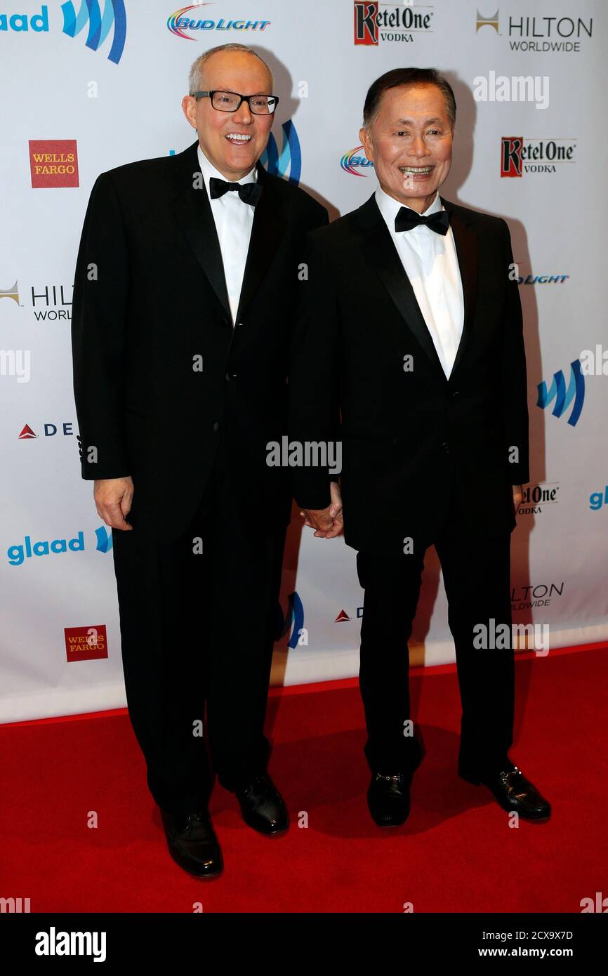 George takei husband brad altman hi-res stock photography and images ...