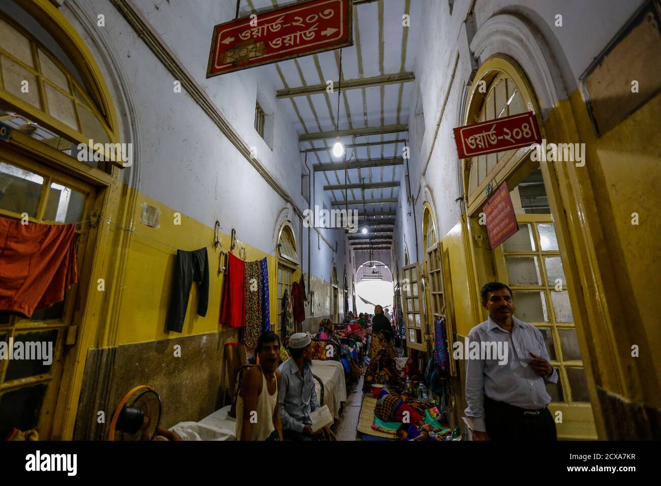 The Dhaka Medical College Hospital struggles to handle the rush of ...