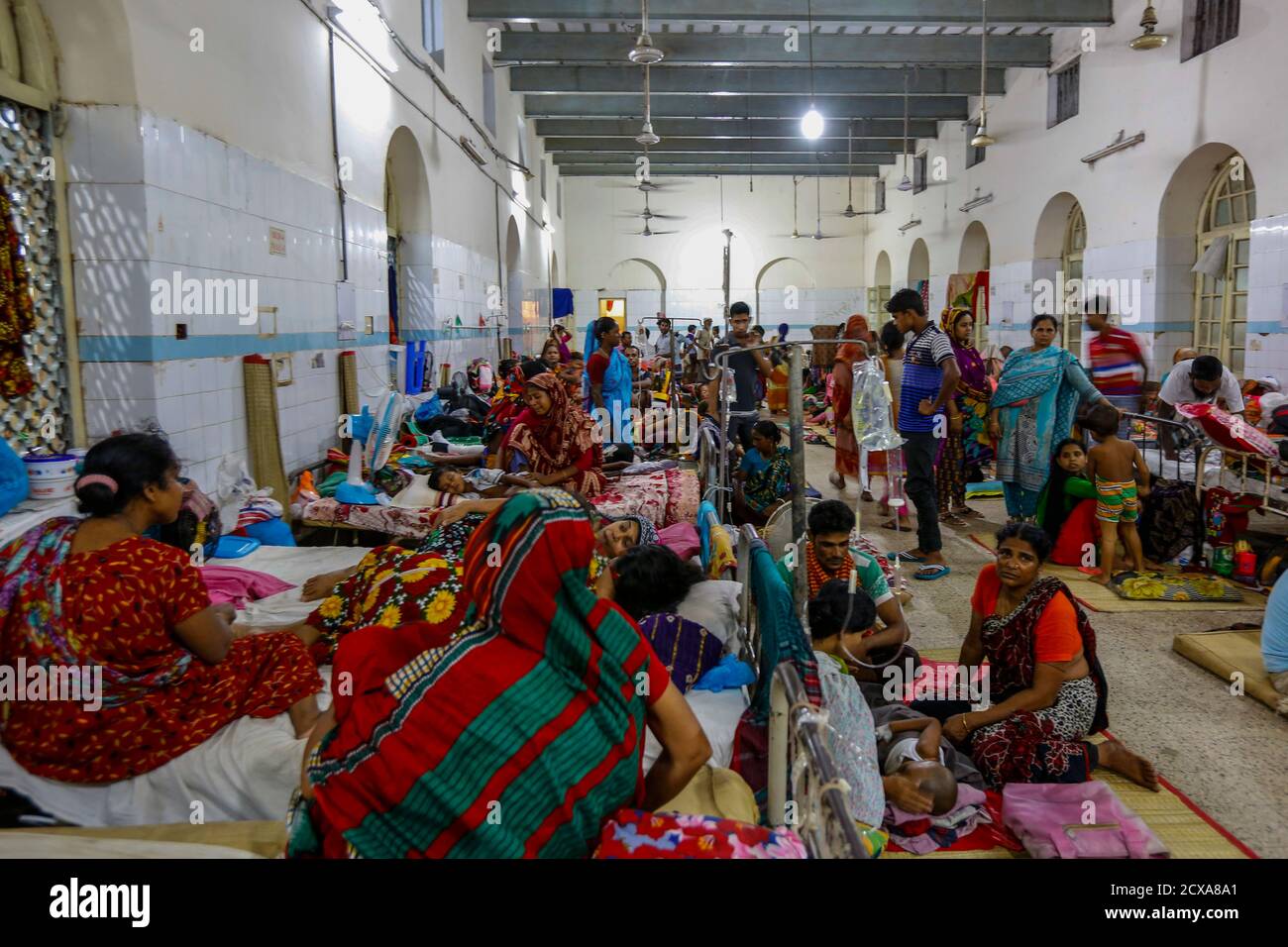 The Dhaka Medical College Hospital struggles to handle the rush of ...
