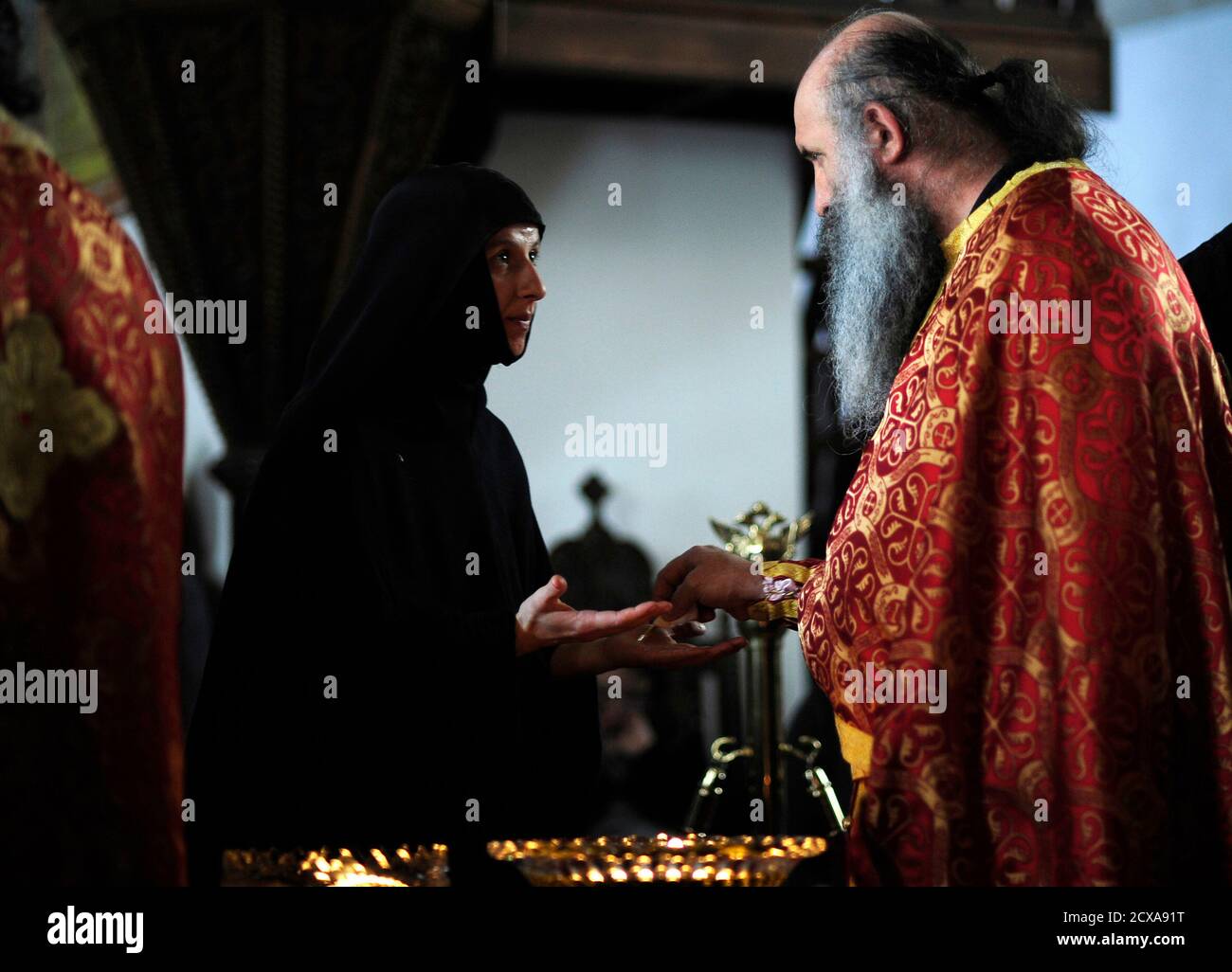 Eastern Orthodox Priest Blessing High Resolution Stock Photography and ...