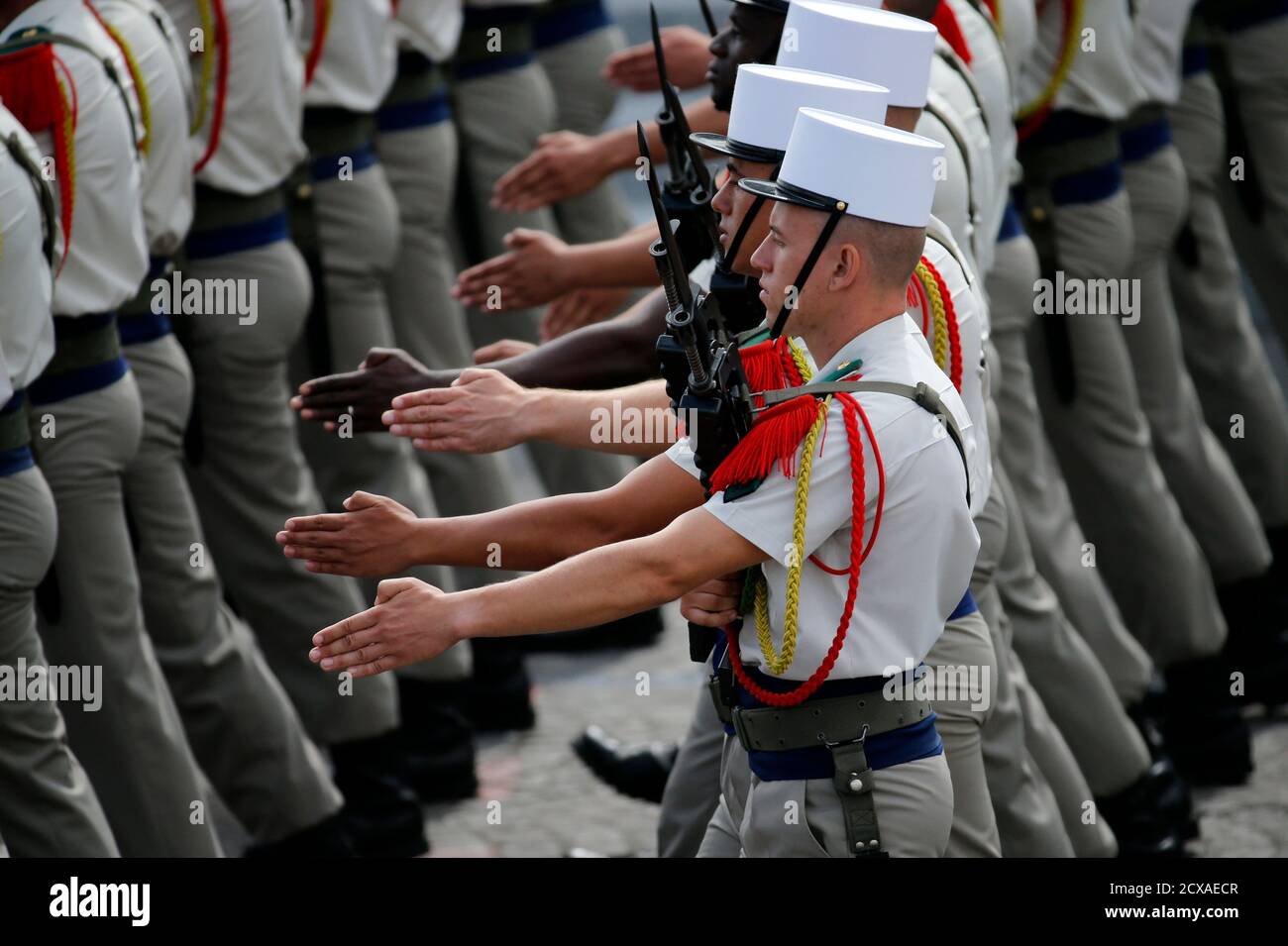 Bastille day foreign legion hi-res stock photography and images - Alamy