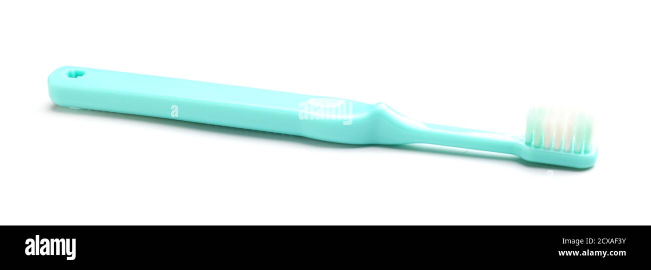 Tooth brush on white background Stock Photo - Alamy