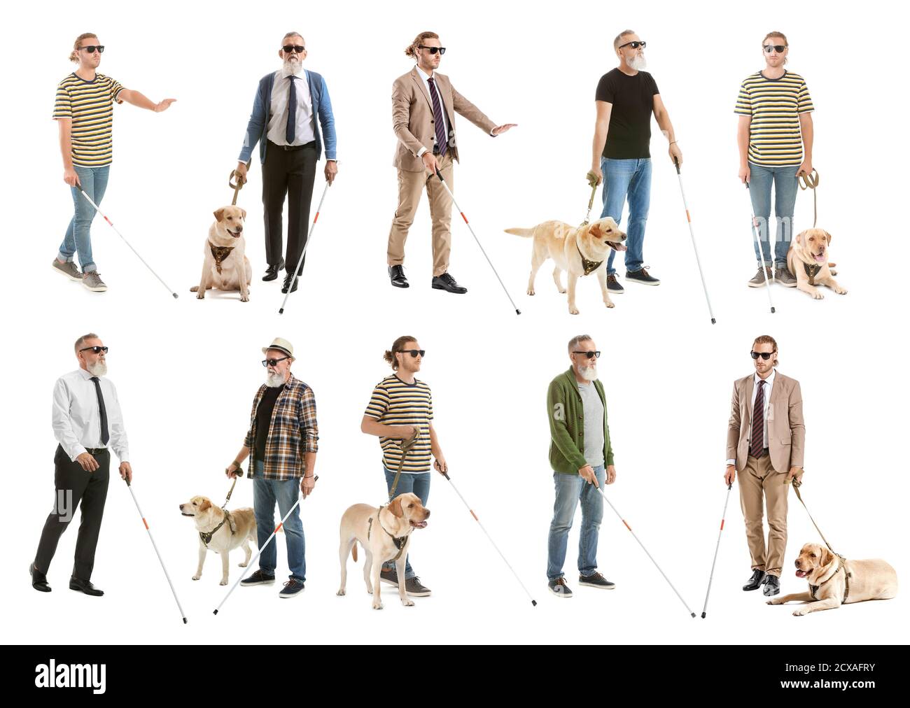 The blind leading the blind Cut Out Stock Images & Pictures - Alamy