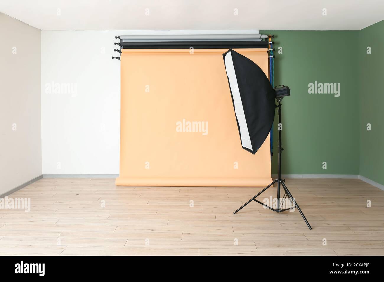 Interior of modern photo studio Stock Photo - Alamy