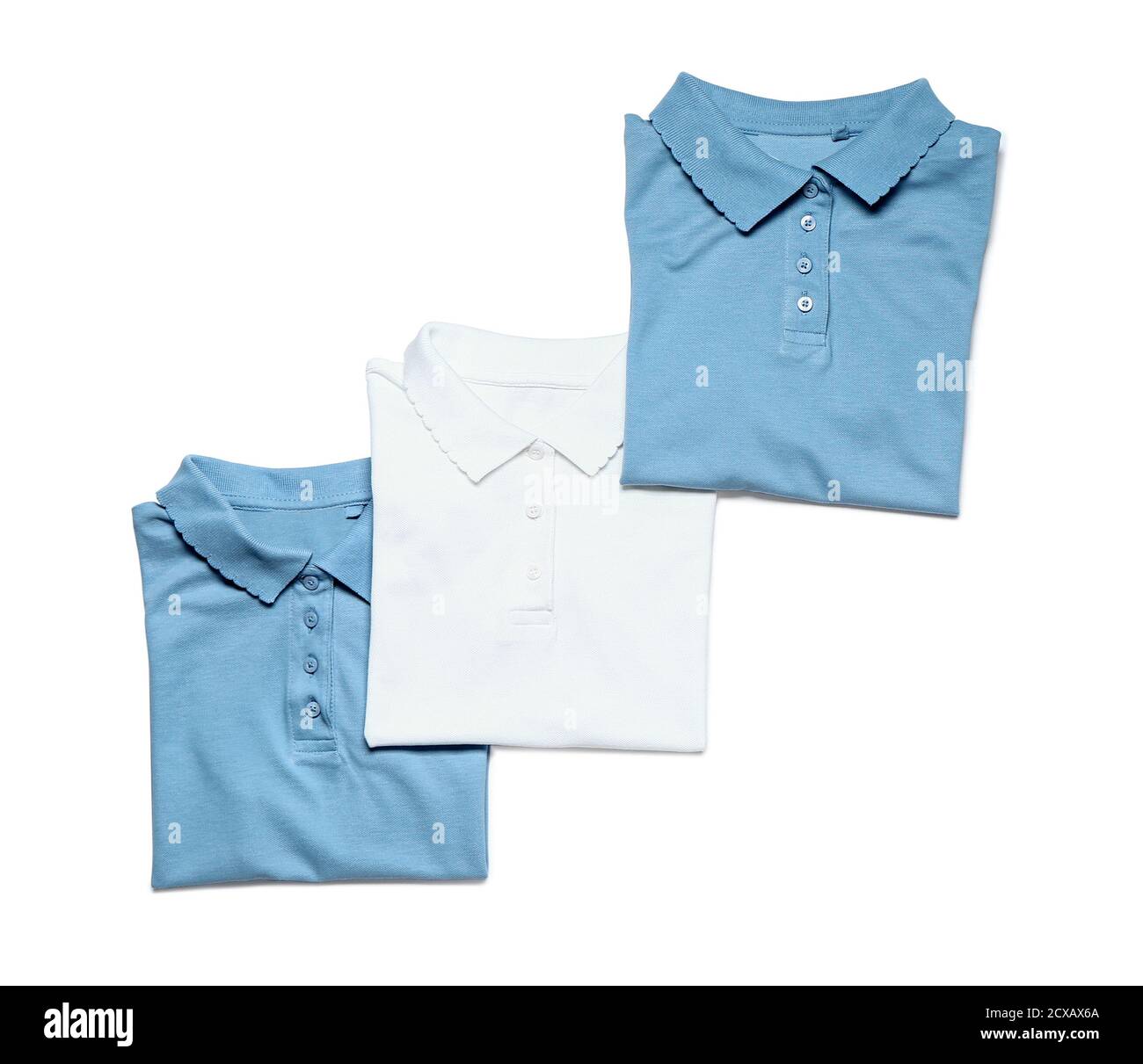 Stylish school uniform on white background Stock Photo - Alamy