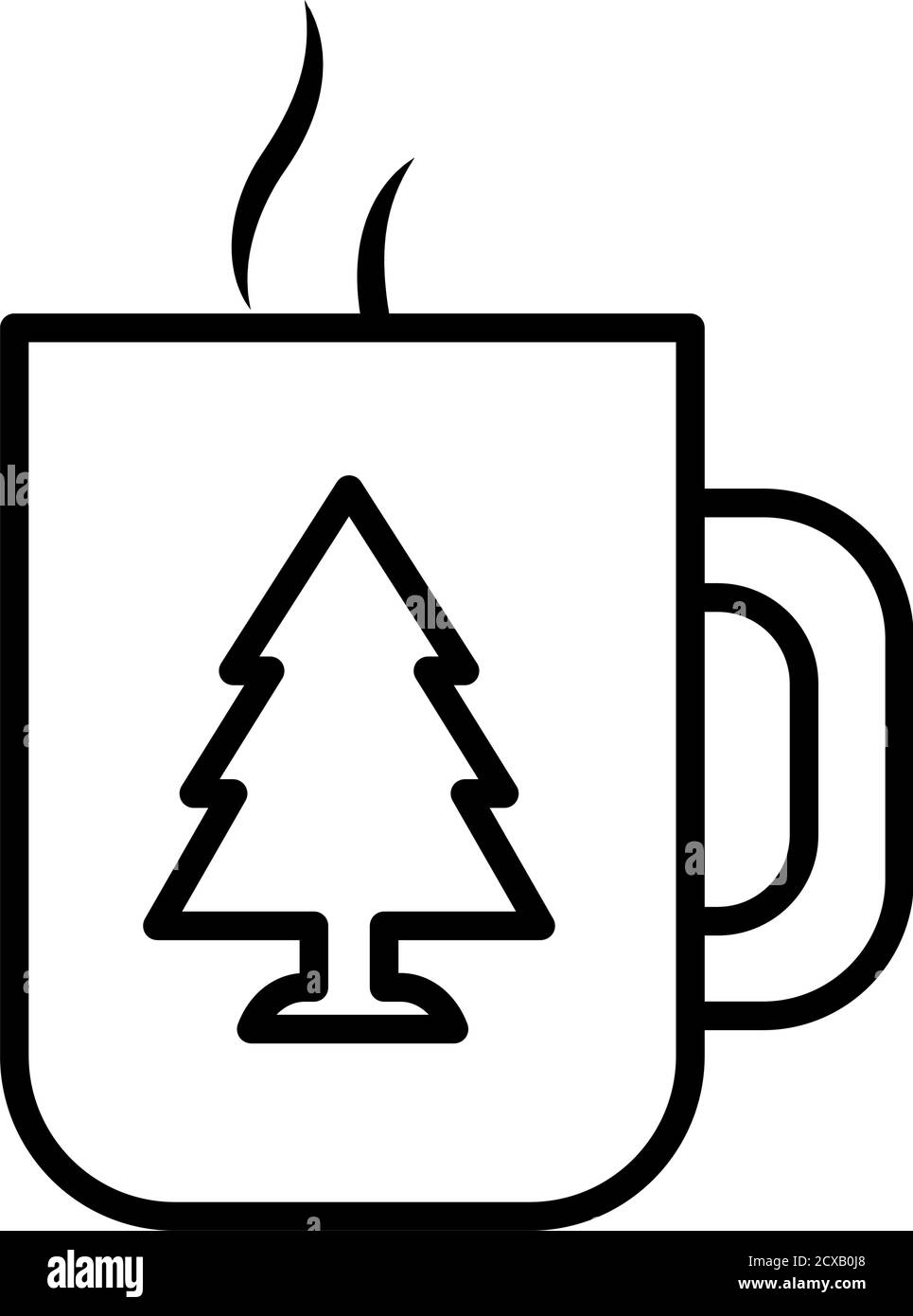 Christmas Coffee Mug Clipart