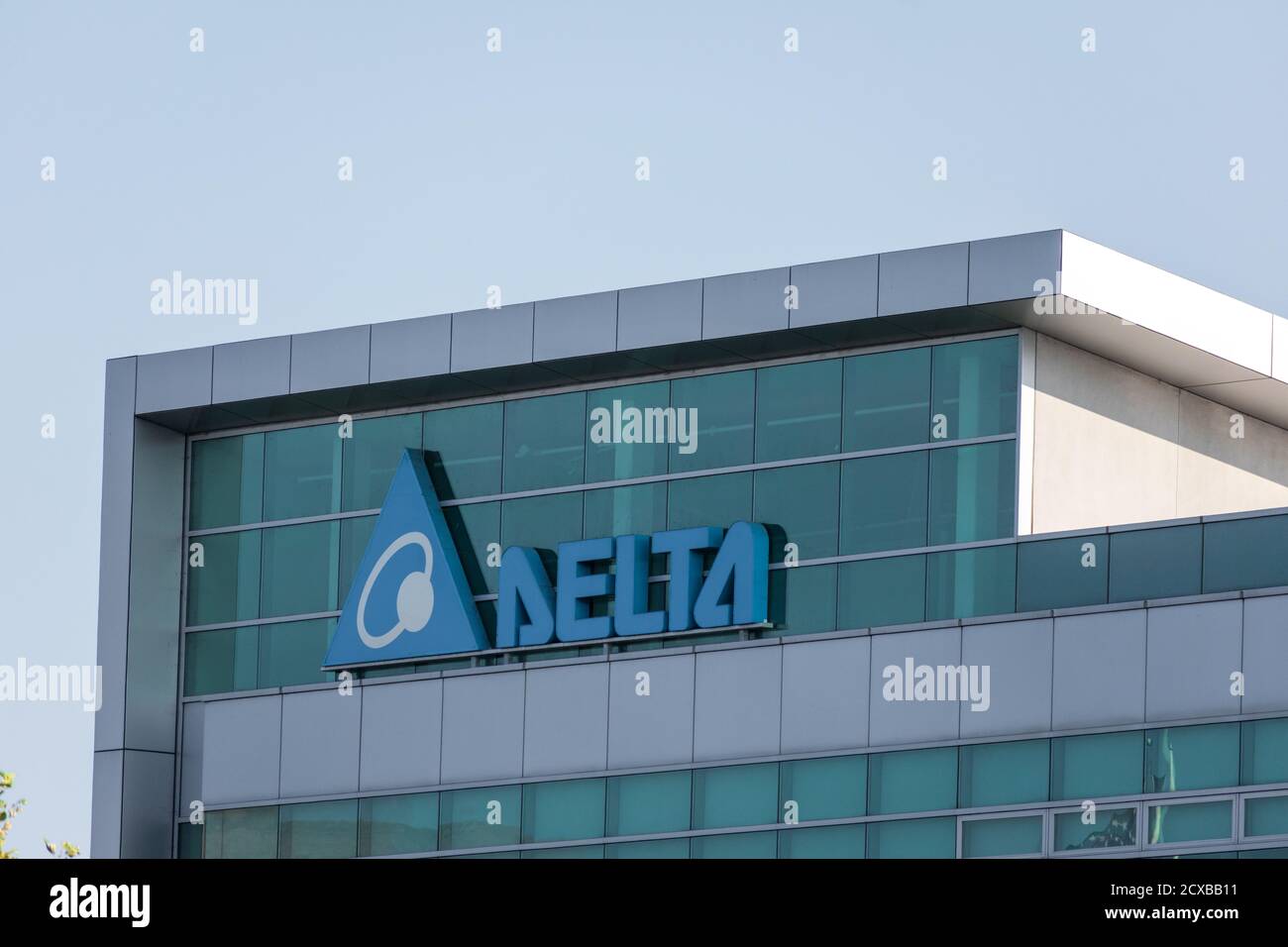 Delta electronics logo hi-res stock photography and images - Alamy