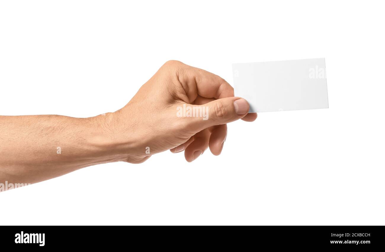 Production business card Cut Out Stock Images & Pictures - Alamy