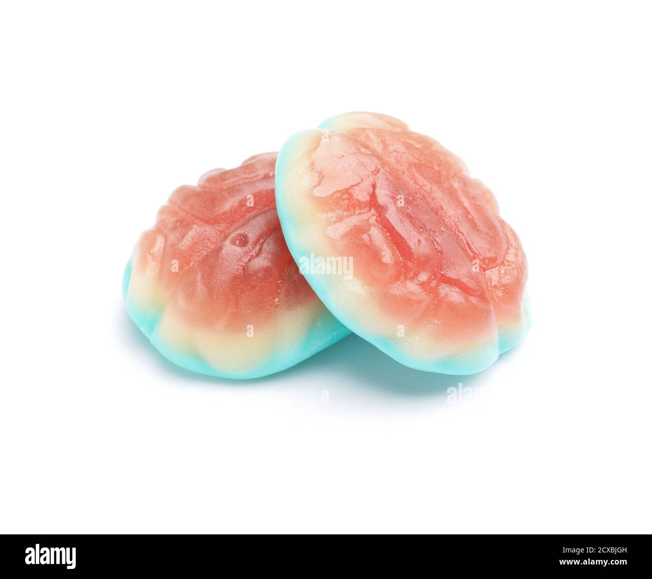 Tasty scary candies for Halloween on white background Stock Photo - Alamy