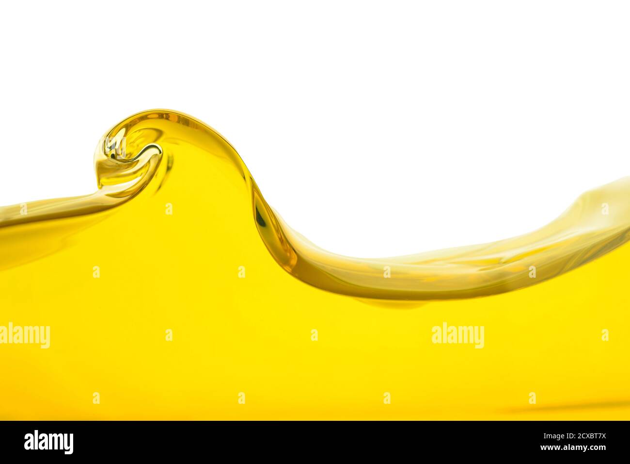 Fresh olive oil on white background Stock Photo - Alamy