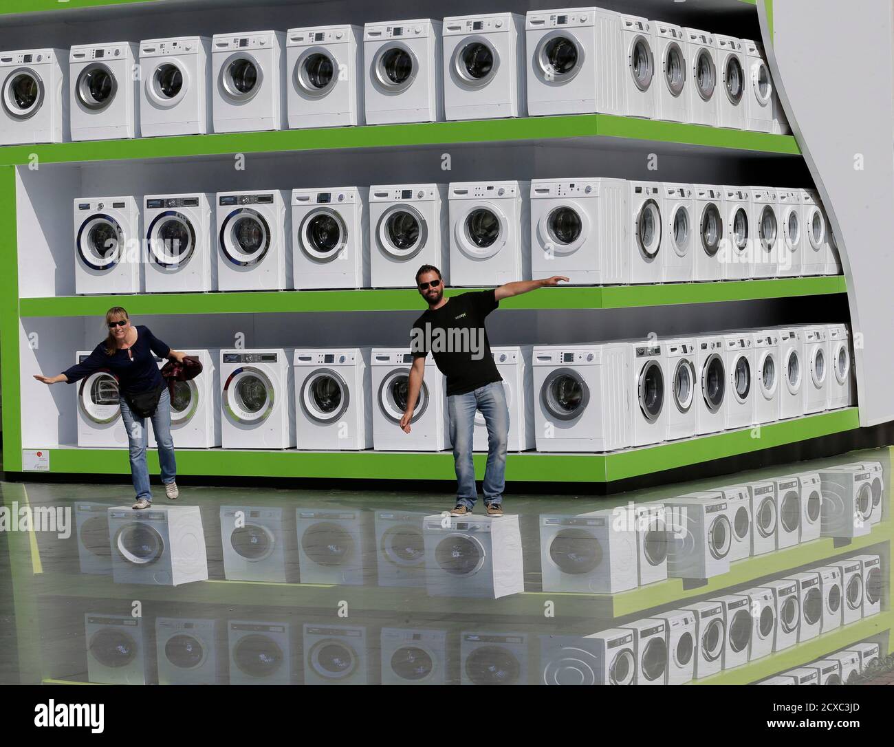 German washing machines hi-res stock photography and images - Alamy