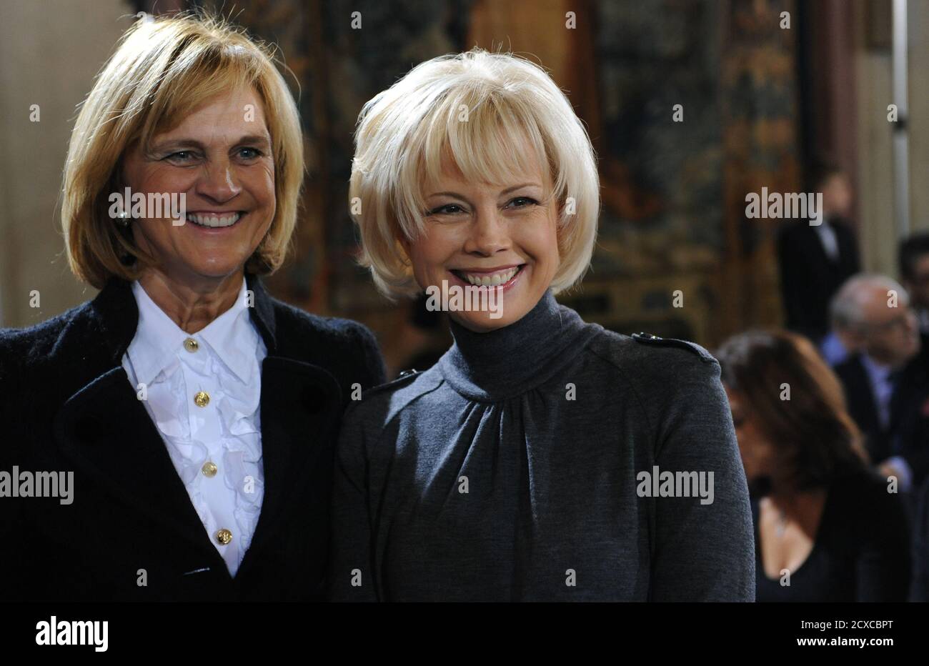 Daughter Mikhail Gorbachev Irina Virganskaya High Resolution Stock ...