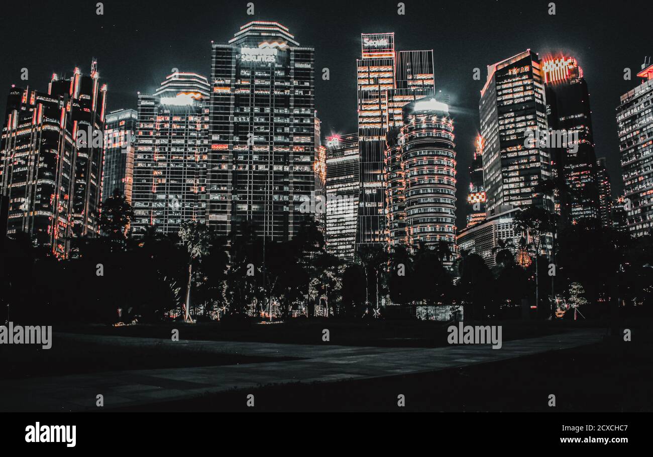 Skyscrapers at SCBD Stock Photo - Alamy