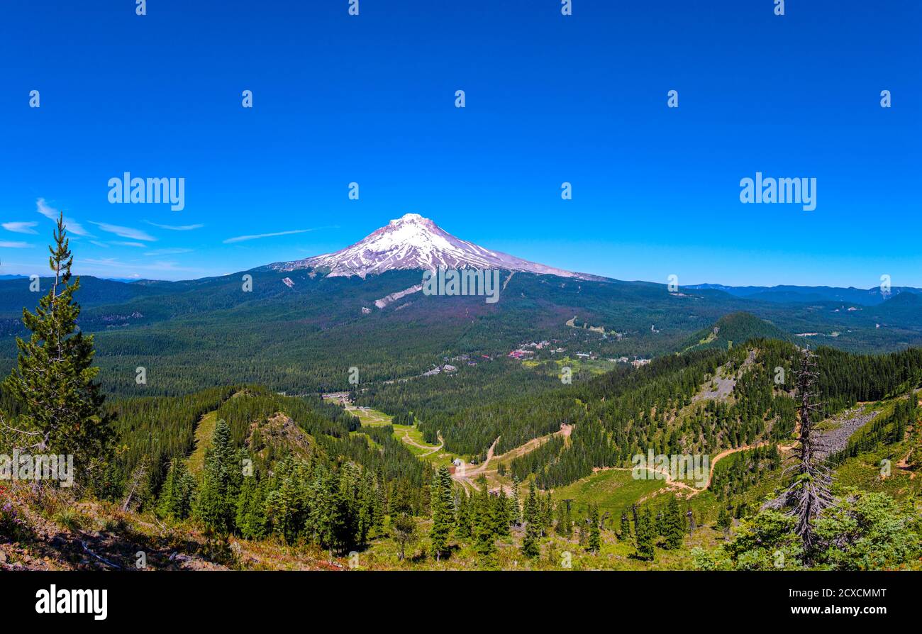 Mount hood oregon summer ski hi-res stock photography and images - Alamy