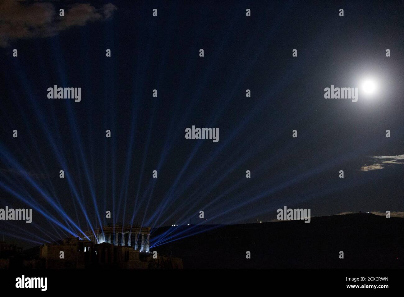 Athens, Greece. 30th Sep, 2020. The Acropolis and the Parthenon are ...