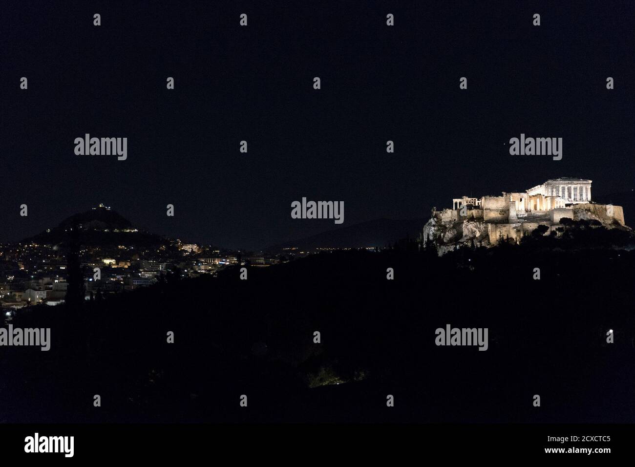 Athens, Greece. 30th Sep, 2020. The Acropolis and the Parthenon are ...
