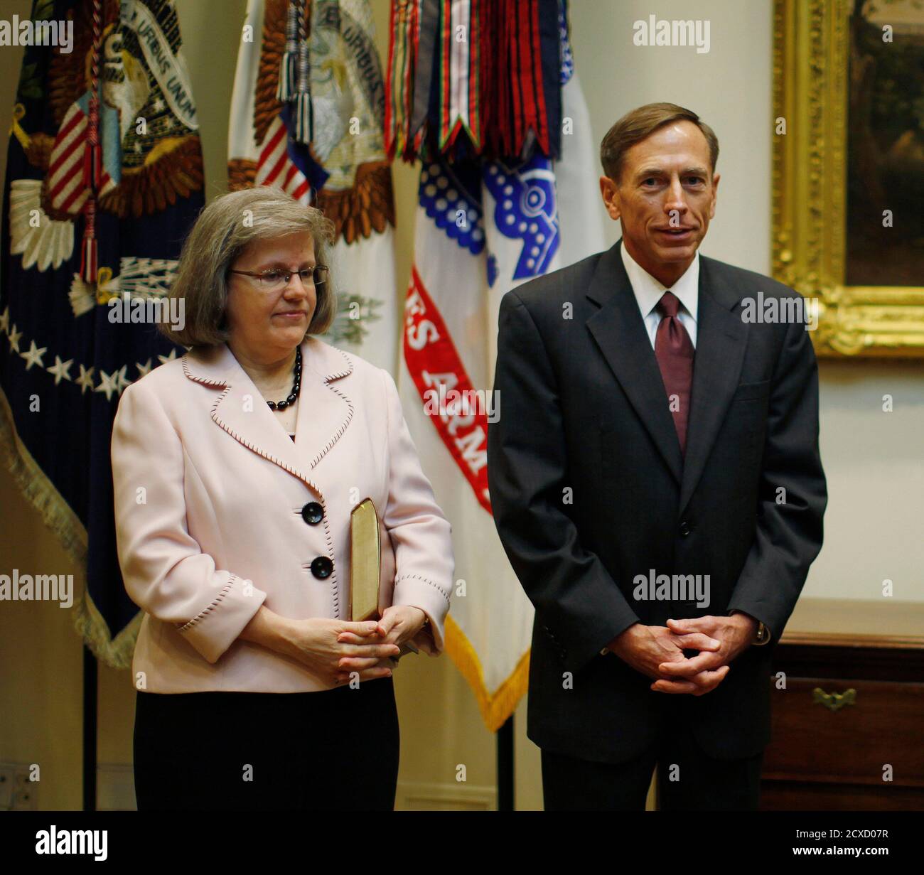 Panetta cia swearing in hi-res stock photography and images - Alamy