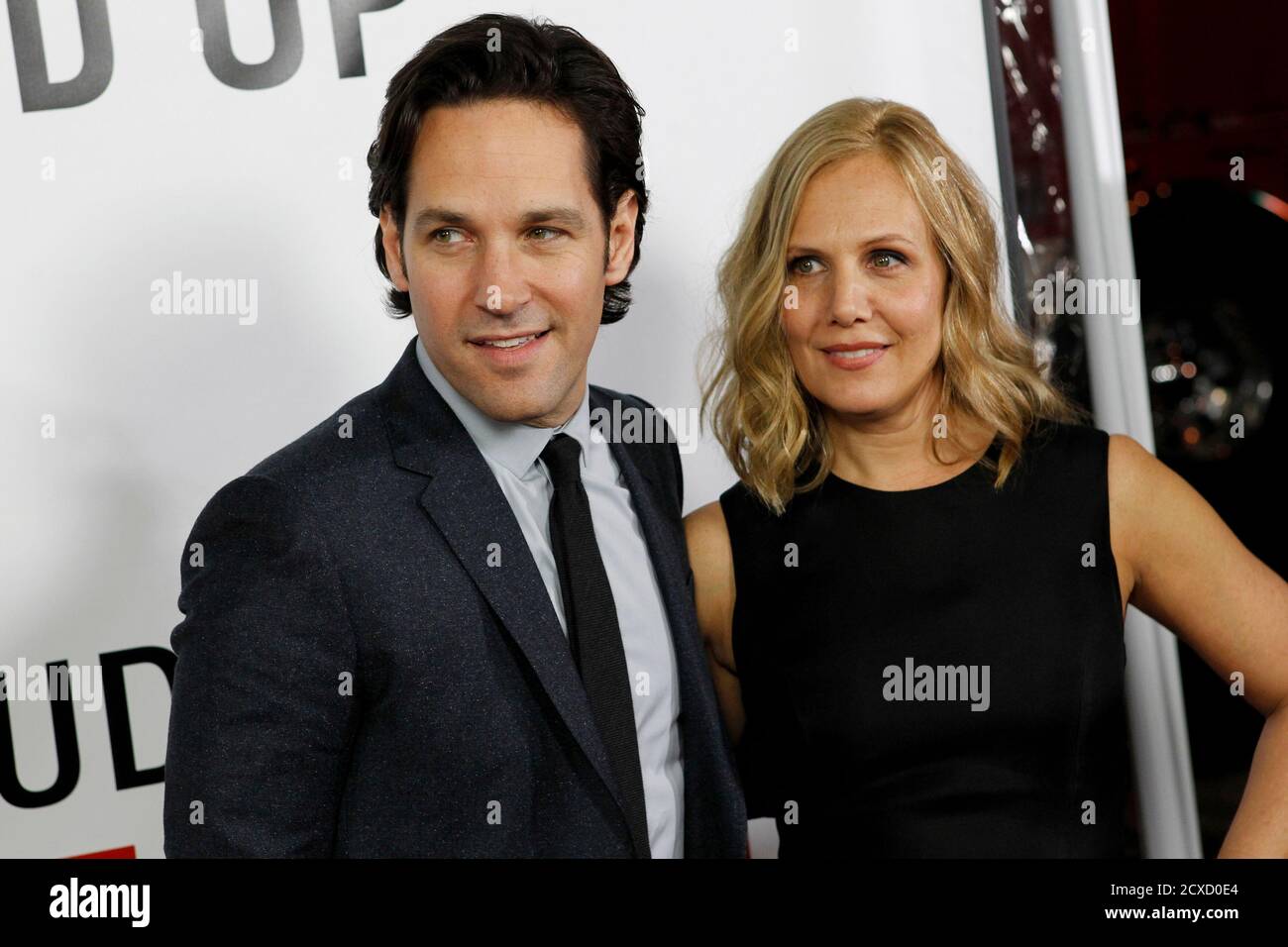 Paul Rudd And His Wife Julie Yaeger High Resolution Stock Photography ...