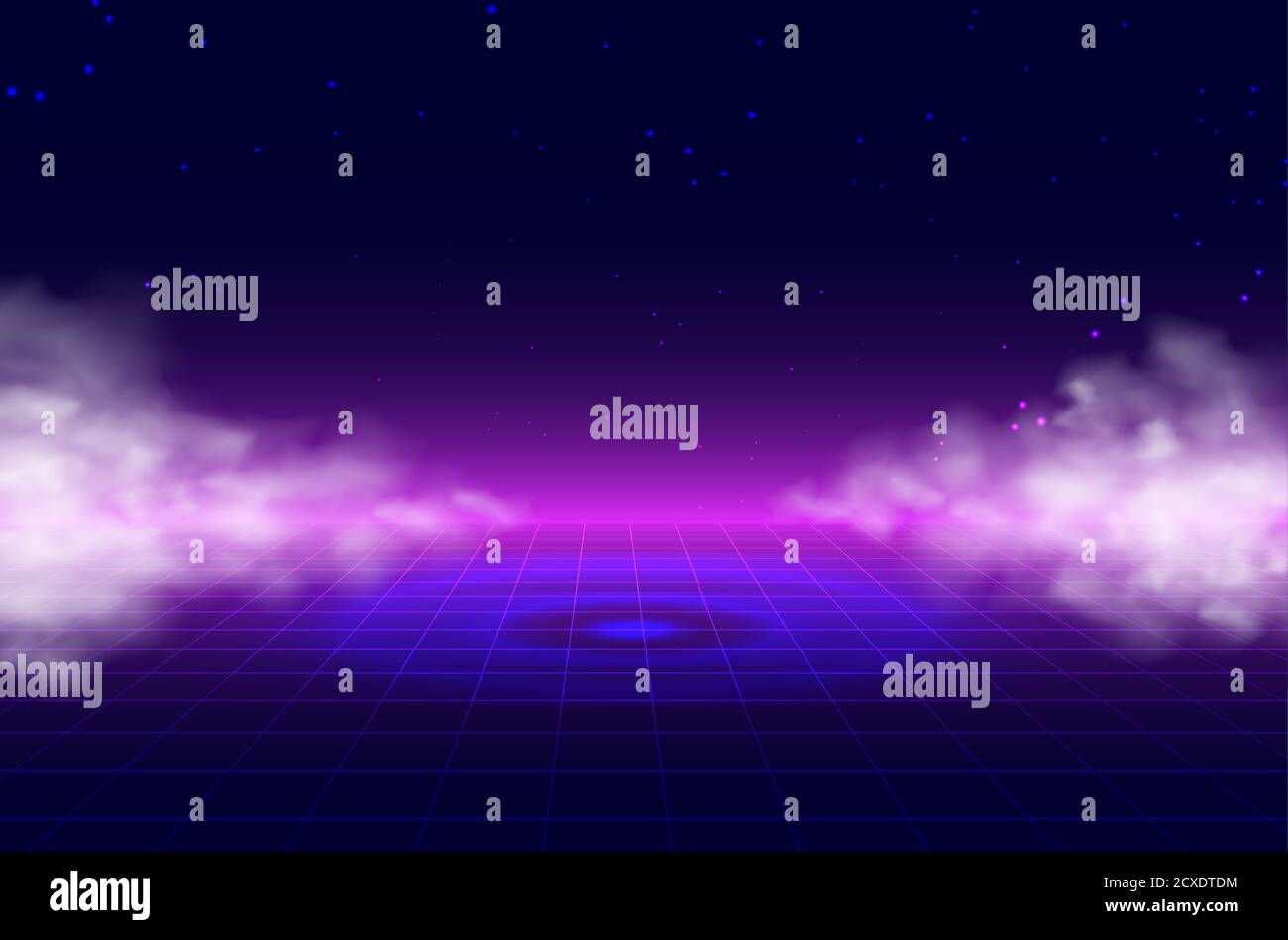 Synth landscape Stock Vector Images - Alamy