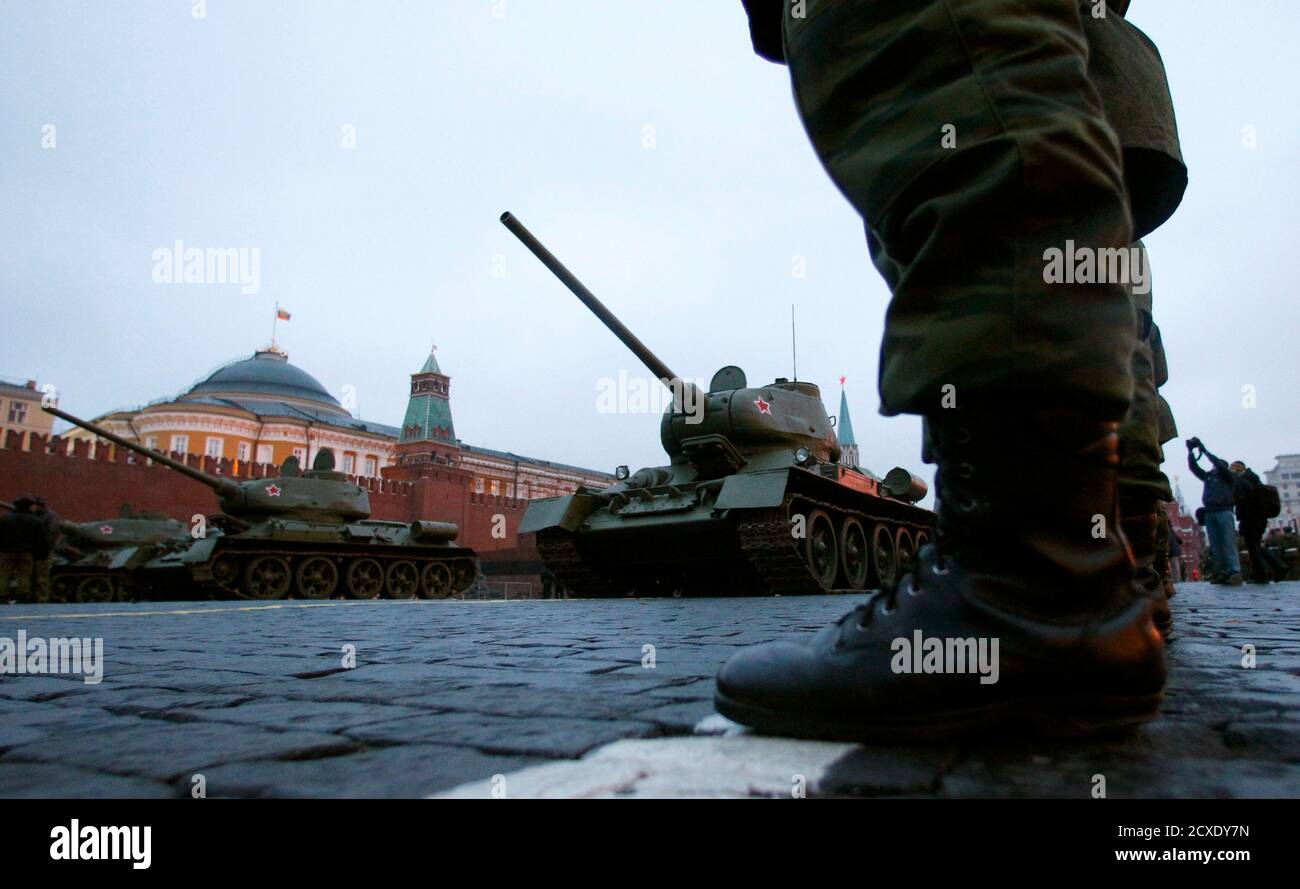 Soviet tanks parade 1941 hi-res stock photography and images - Alamy