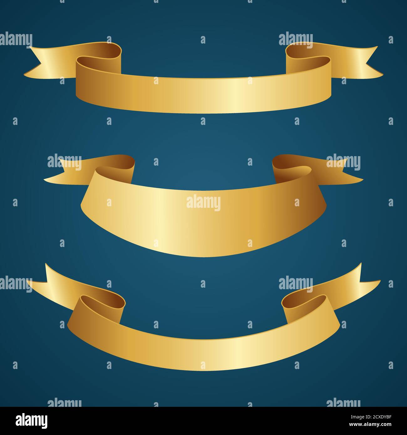 Colorful ribbon for title, design of promotional products, use to ...