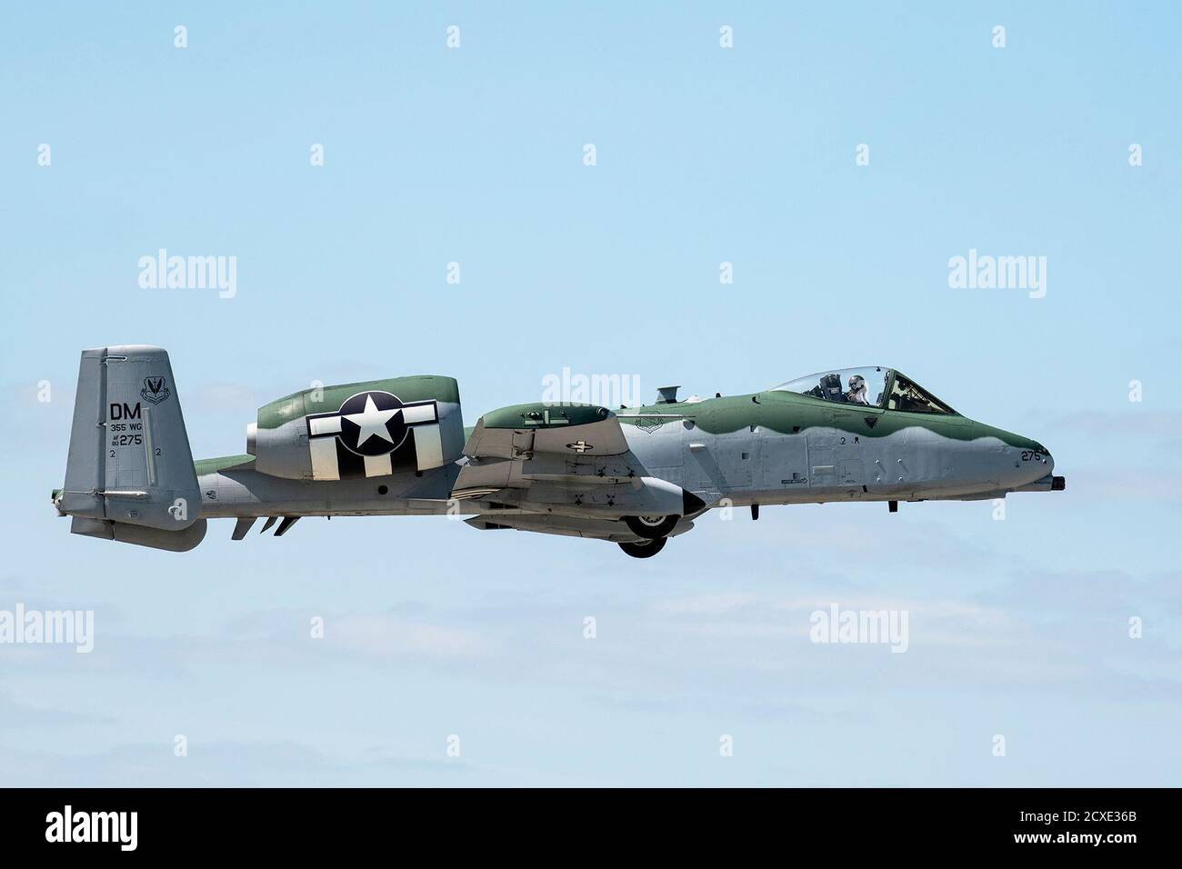 A pilot from the of the U.S. Air Force A-10 Demonstration Team flies ...