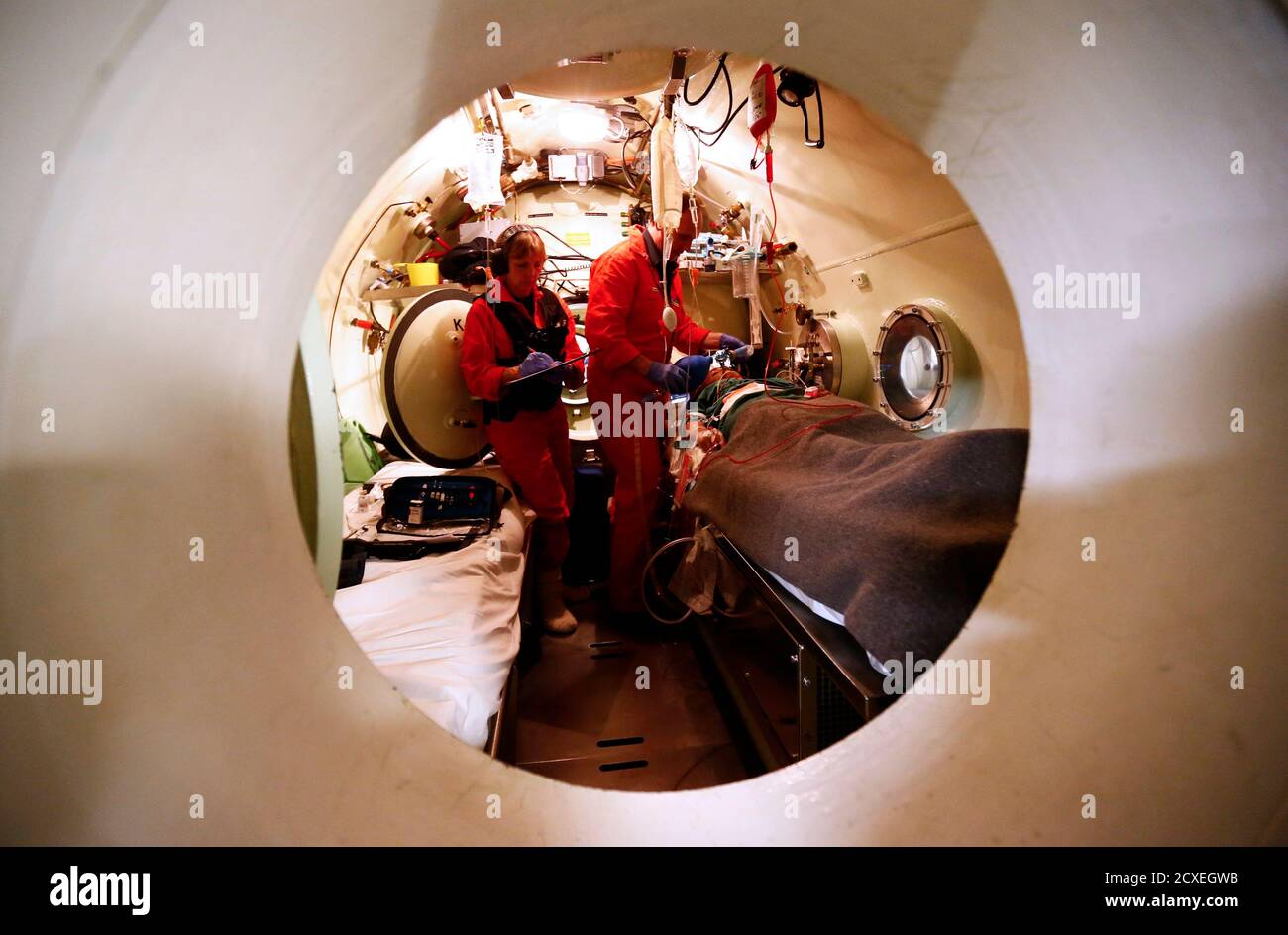 Submarine rescue chamber hi-res stock photography and images - Alamy