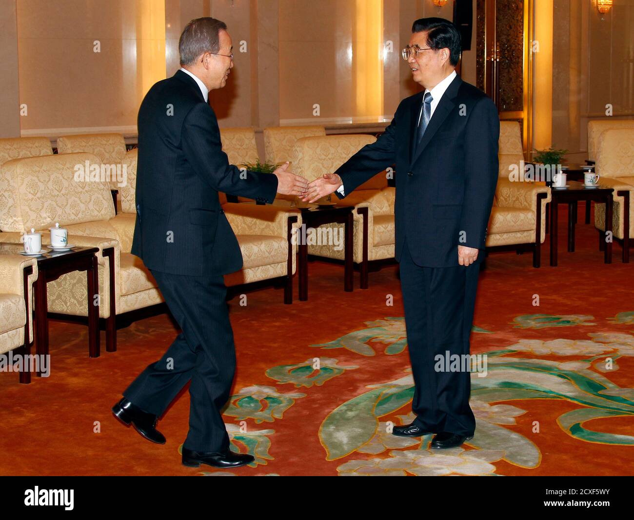 Ban ki moon hu jintao hi-res stock photography and images - Alamy