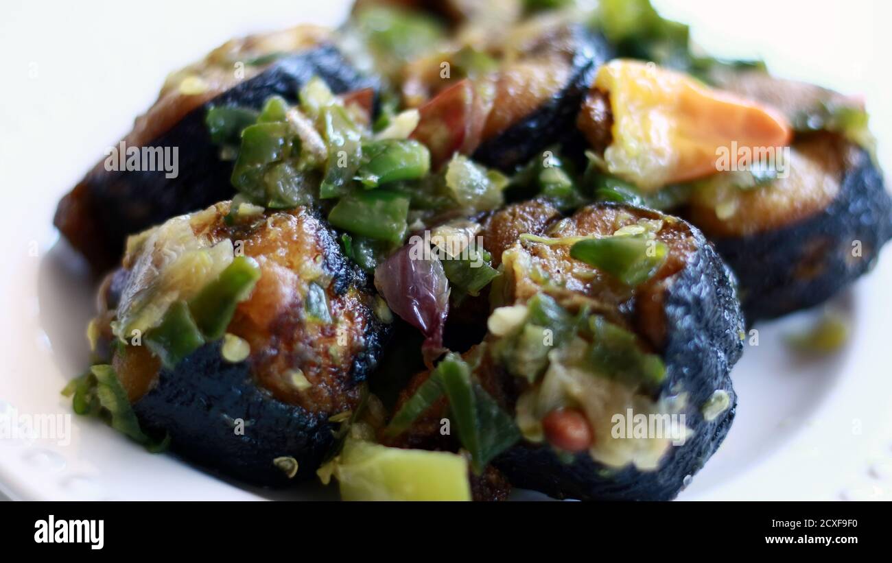 Fried Asian swamp eel with chili sauce or belut cabai hijau Stock Photo ...