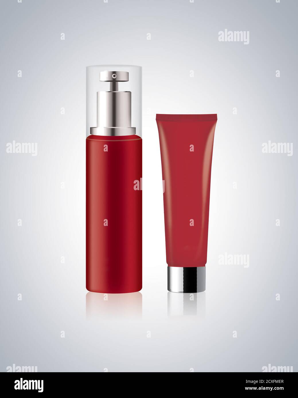 Cosmetic cream containers and beauty products Stock Photo - Alamy