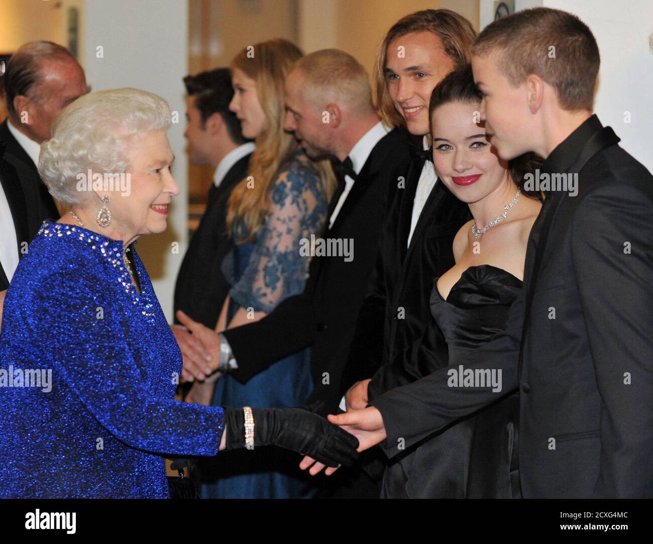 Queen elizabeth ii meets culture hi-res stock photography and images ...