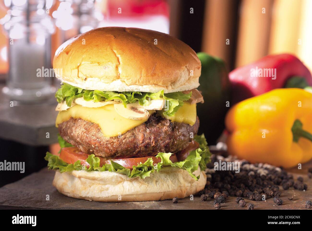 Angus burger hi-res stock photography and images - Alamy